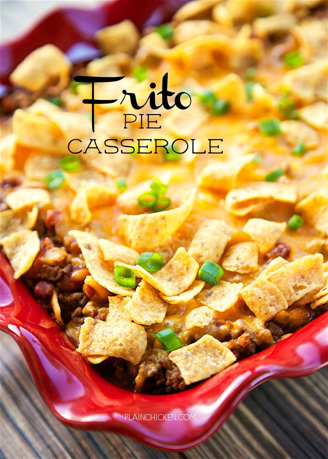 Chicken Frito Pie Casserole